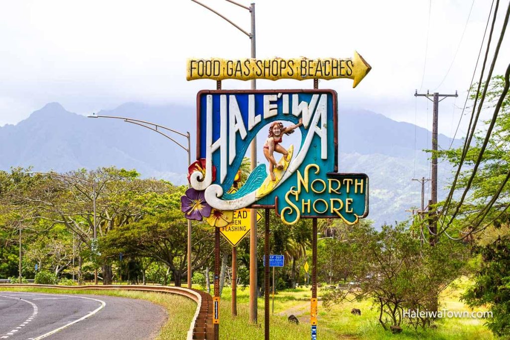 Haleiwa North Shore Sign (Must-Stop Landmark on Oahu!) - Haleiwa Town