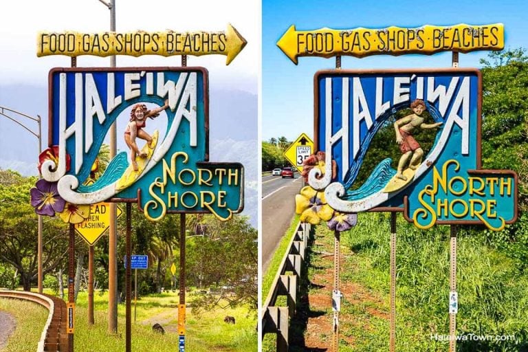 Haleiwa North Shore Sign (Must-Stop Landmark on Oahu!) - Haleiwa Town