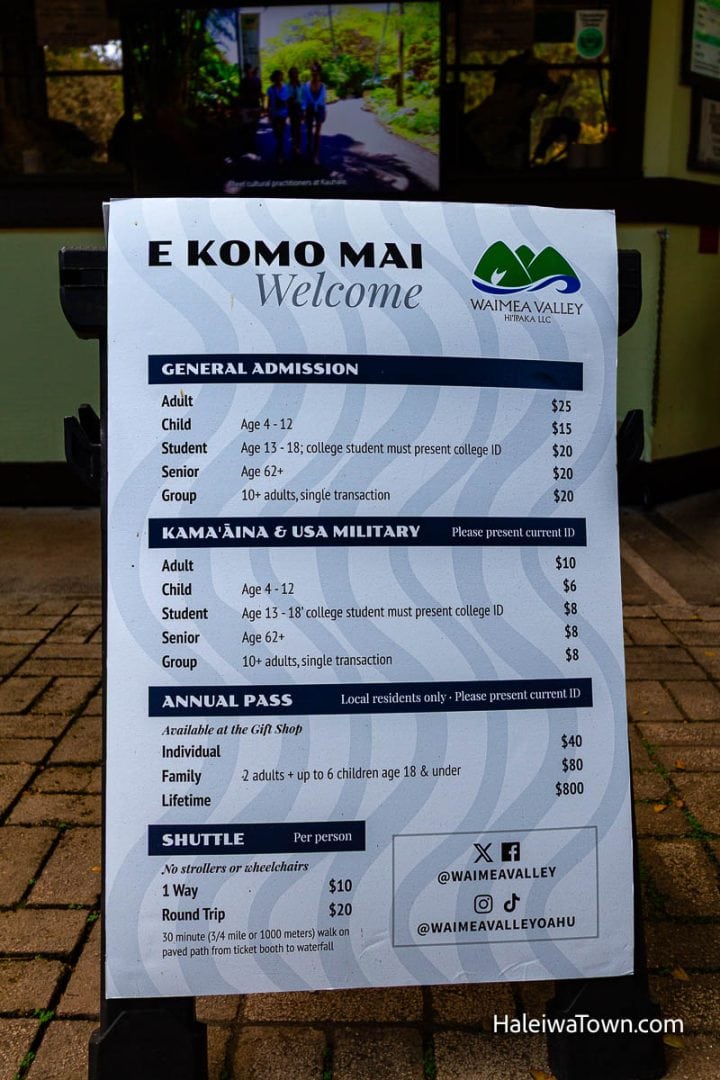 Guide to Waimea Valley, Oahu - Haleiwa Town