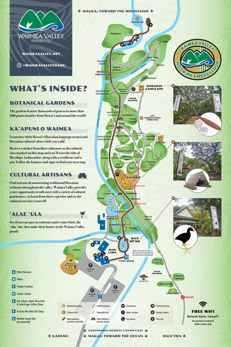 Guide to Waimea Valley, Oahu - Haleiwa Town